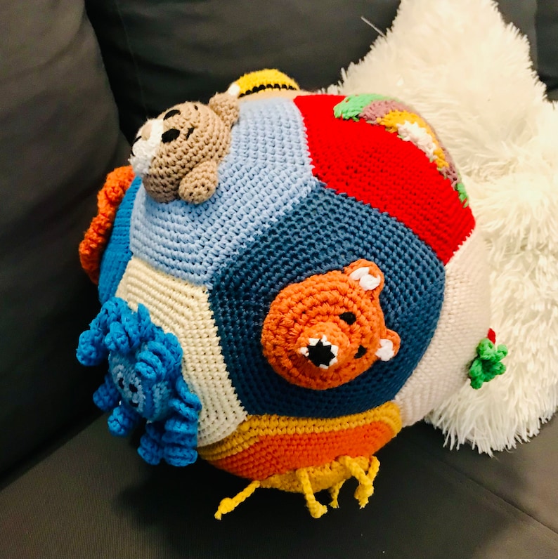Educational Ball Best Educational Toy Crochet Ball Organic - Etsy