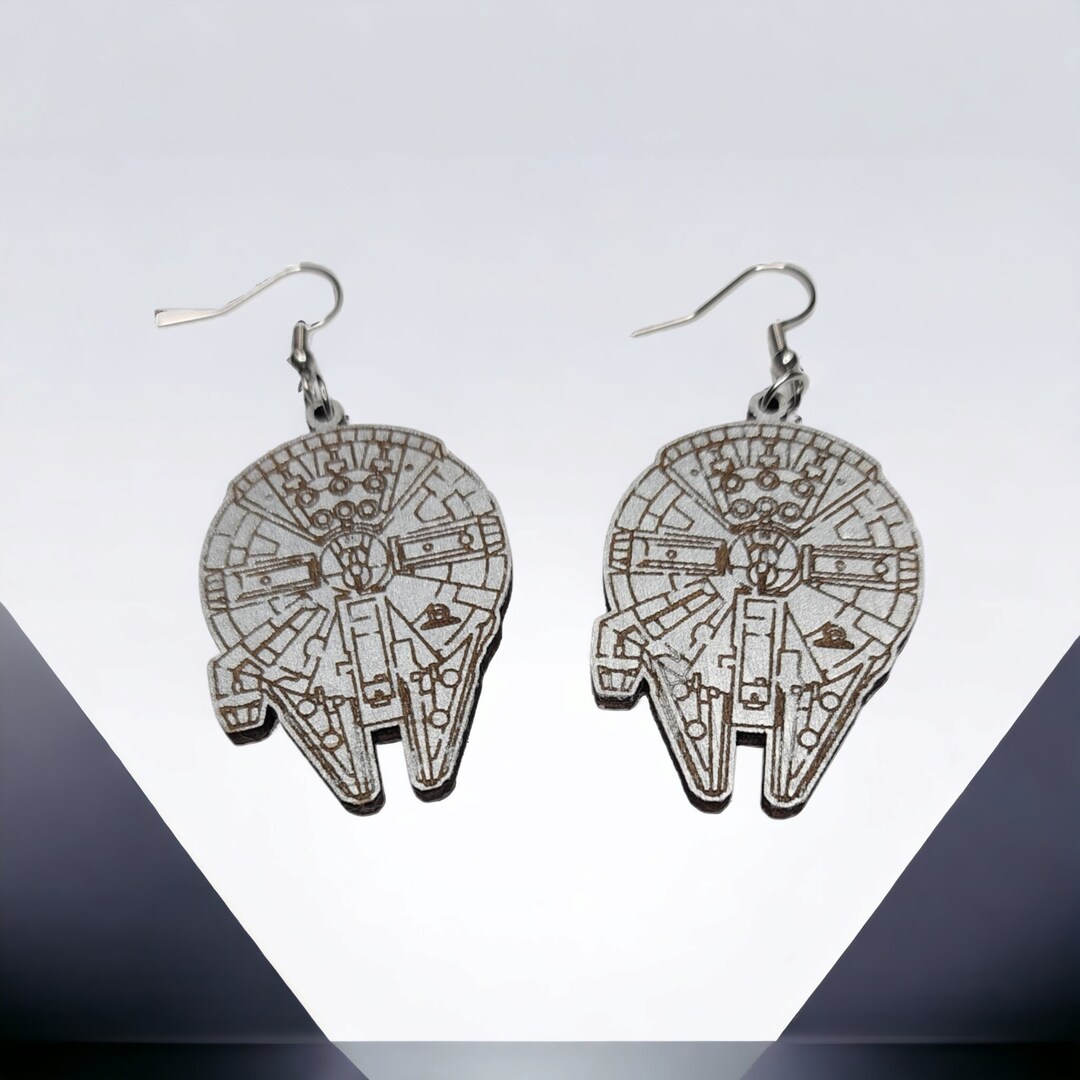 May the Force Be With You Falcon Character Dangle Earring - Etsy