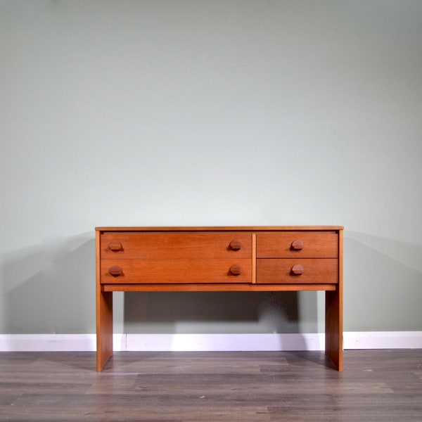 Teak Console Table - Etsy