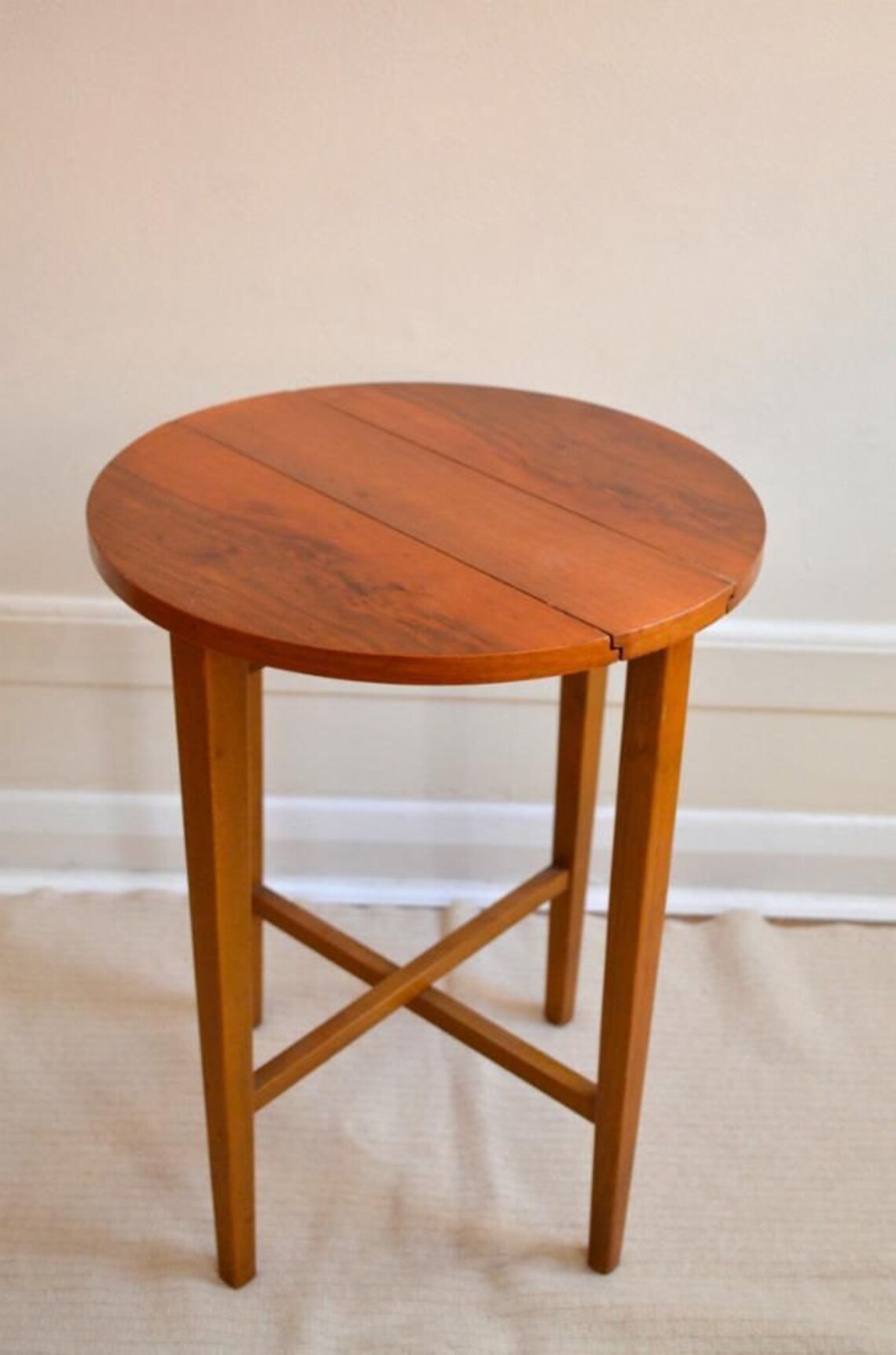 Midcentury Teak Folding Side Tables / End Tables / Bedside - Etsy