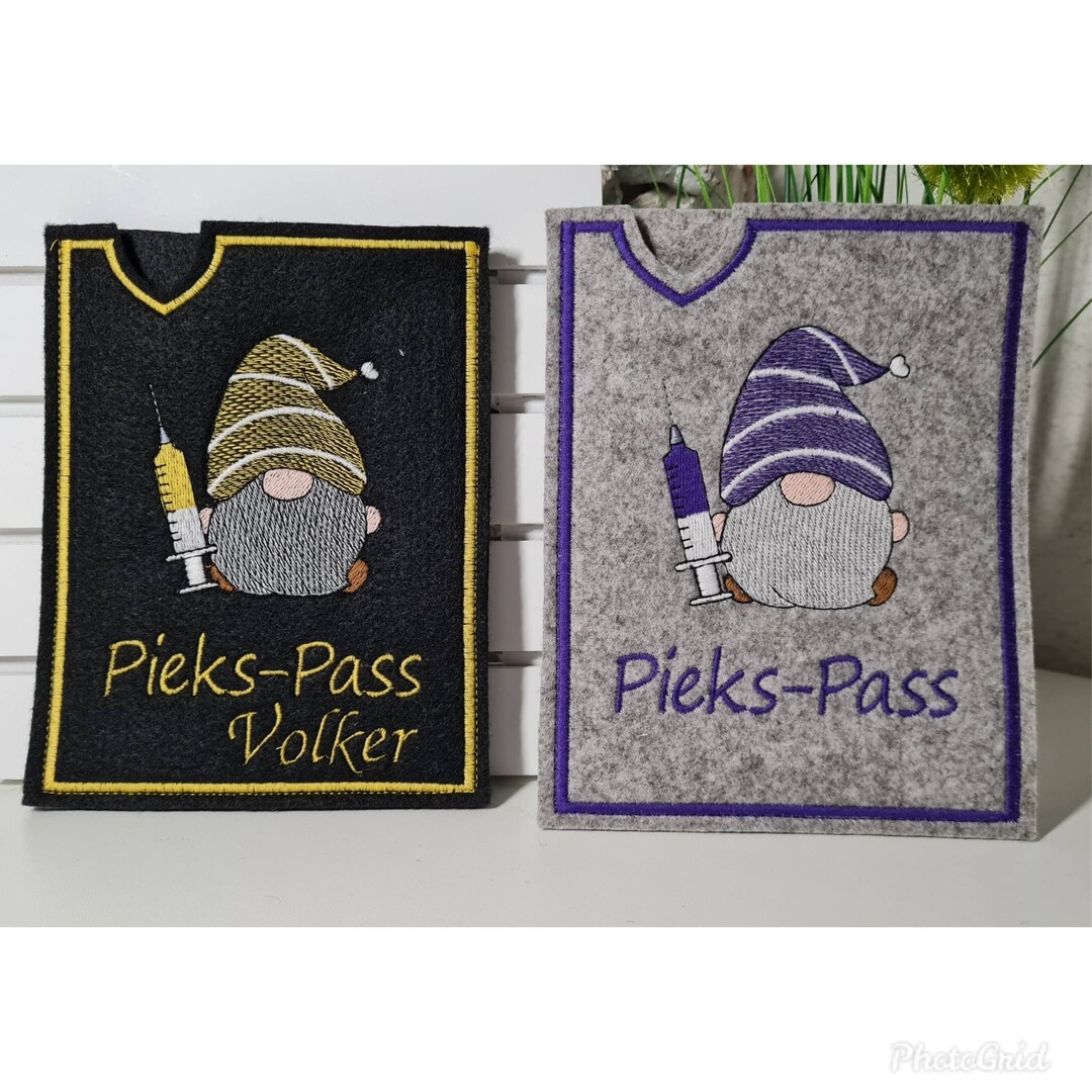 Vaccination Certificate Gnome Dwarf Gnome Syringe Vaccination ...