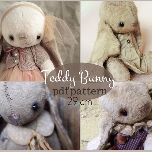 Vintage Bunny Doll Pattern PDF INSTANT DOWNLOAD Easter Toy | Etsy
