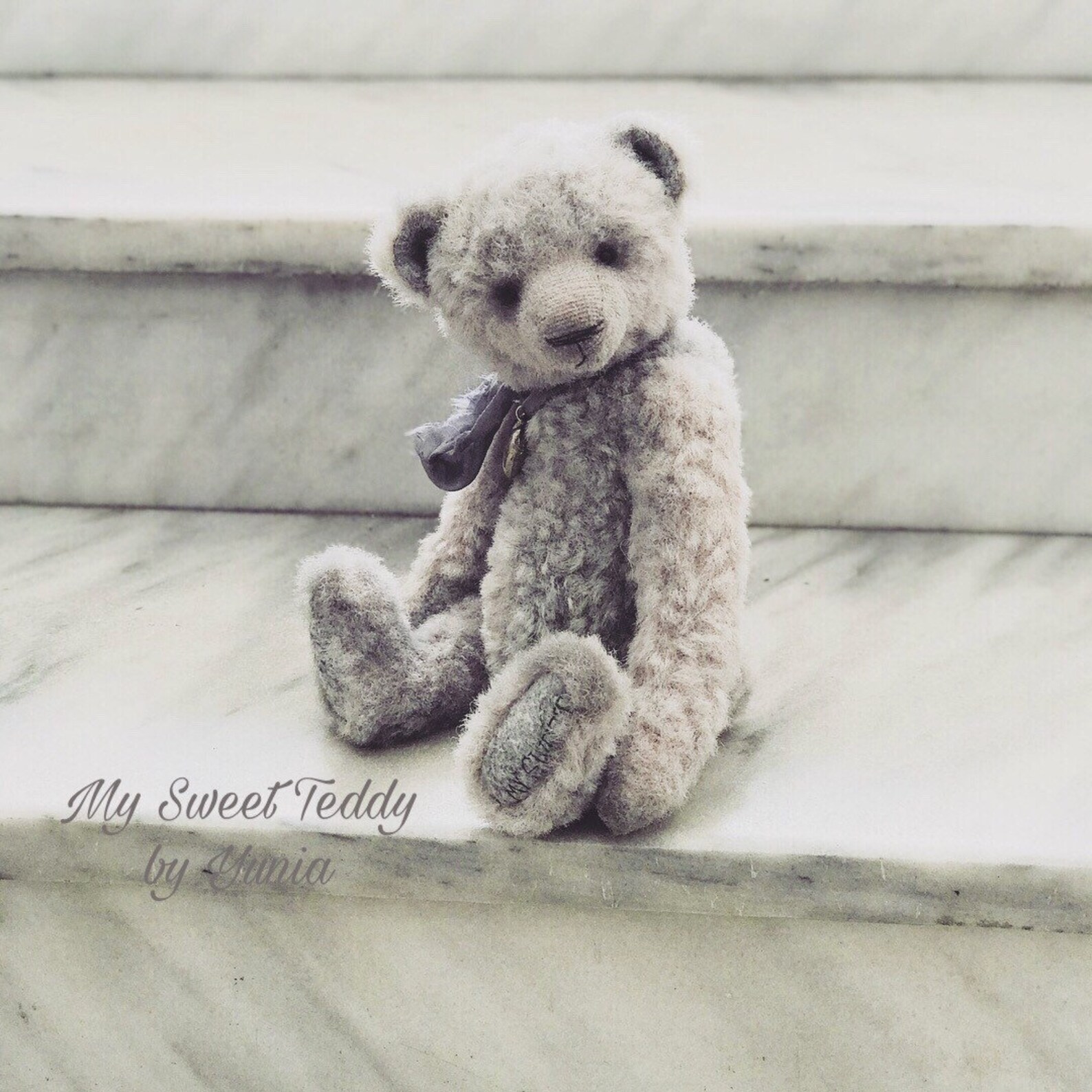Collectible Teddy Bear Fluff, Artist Teddy Bear, Teddy Bear, Custom Toy ...