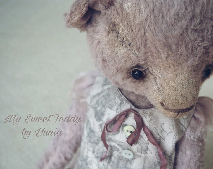 Collectible Teddy Brar April Artist Teddy Toy Bear Interior - Etsy