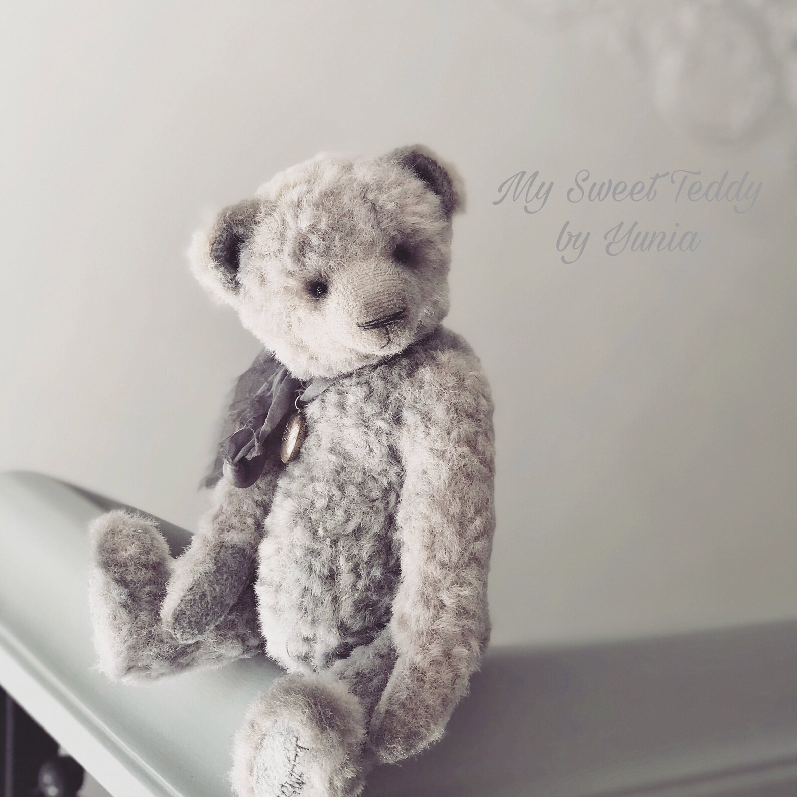 Collectible Teddy Bear Fluff, Artist Teddy Bear, Teddy Bear, Custom Toy ...