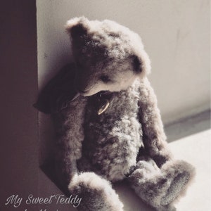 Collectible Teddy Bear Fluff, Artist Teddy Bear, Teddy Bear, Custom Toy ...