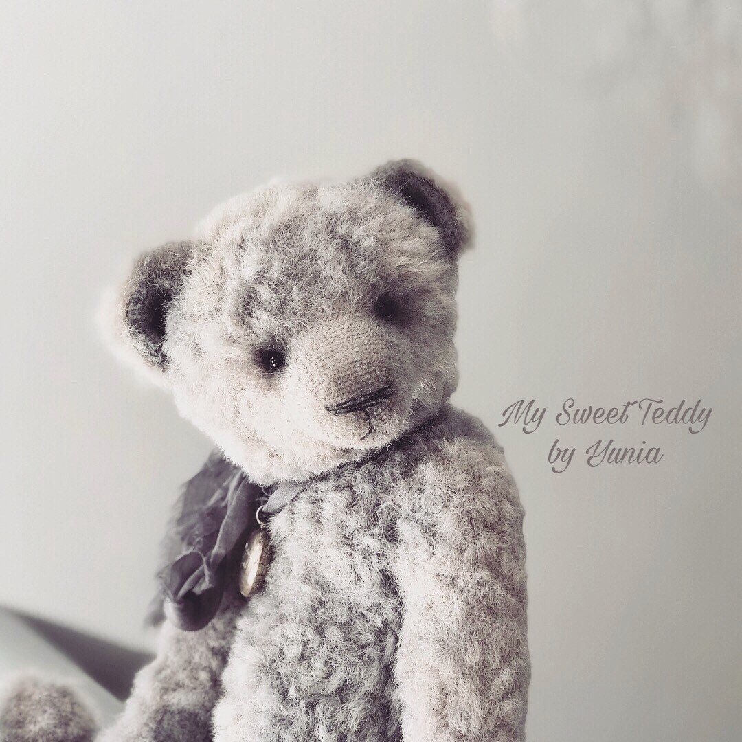 Collectible Teddy Bear Fluff, Artist Teddy Bear, Teddy Bear, Custom Toy ...