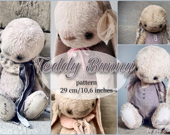 PATTERN Download to Create Teddy Like Bunny Sweet Lesley 7 Inch - Etsy
