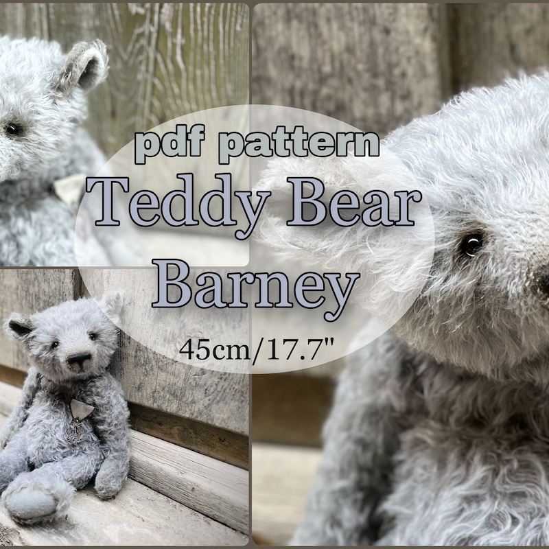Barney Teddy Bear - Etsy
