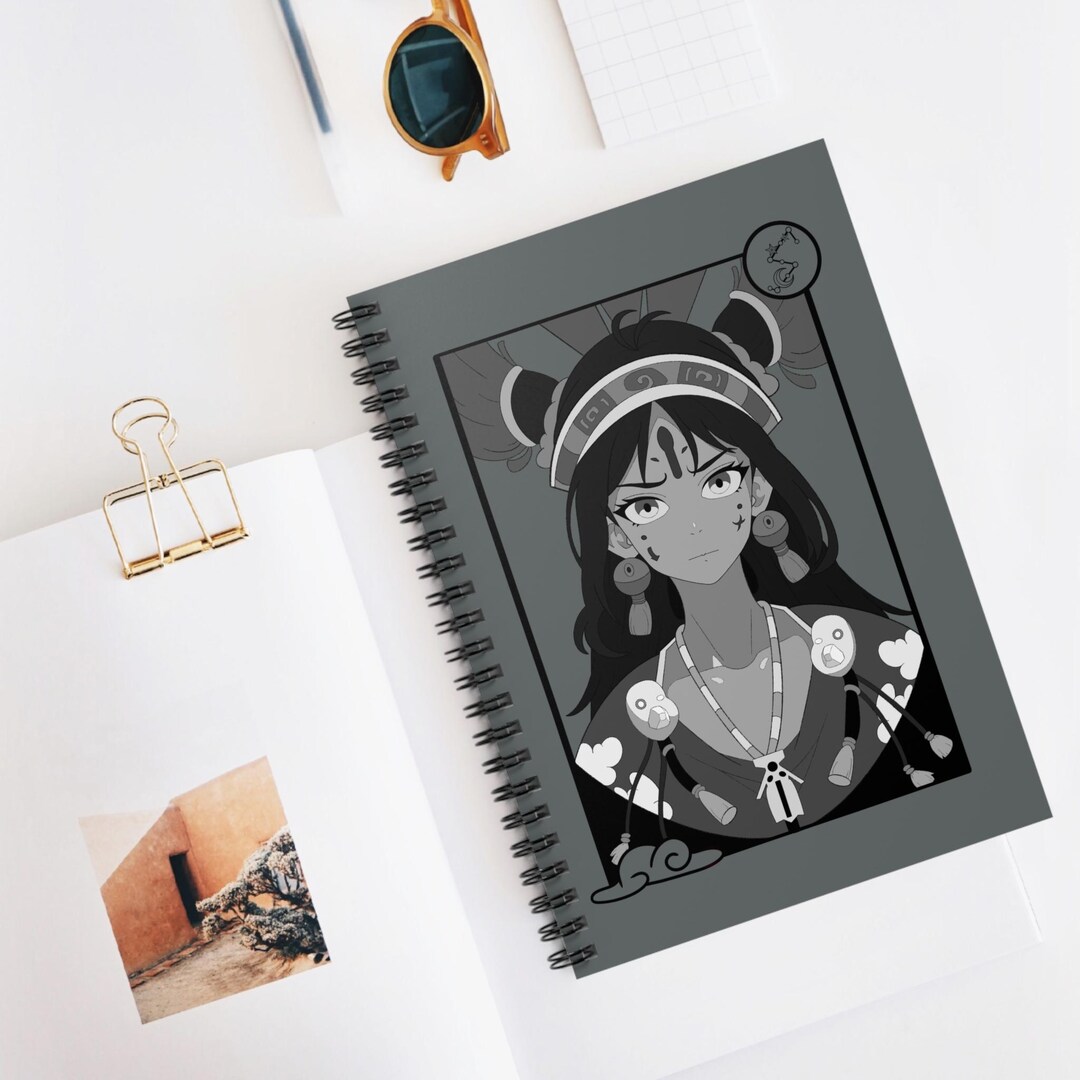 Shaman Priestess Black and White Manga Anime Female Voodoo Spiral ...