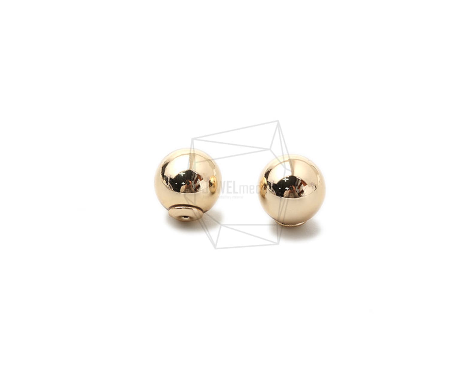Erg-1534-g/4pcs/ear Clutch/round Ball Earrings Back/ 10mm X - Etsy