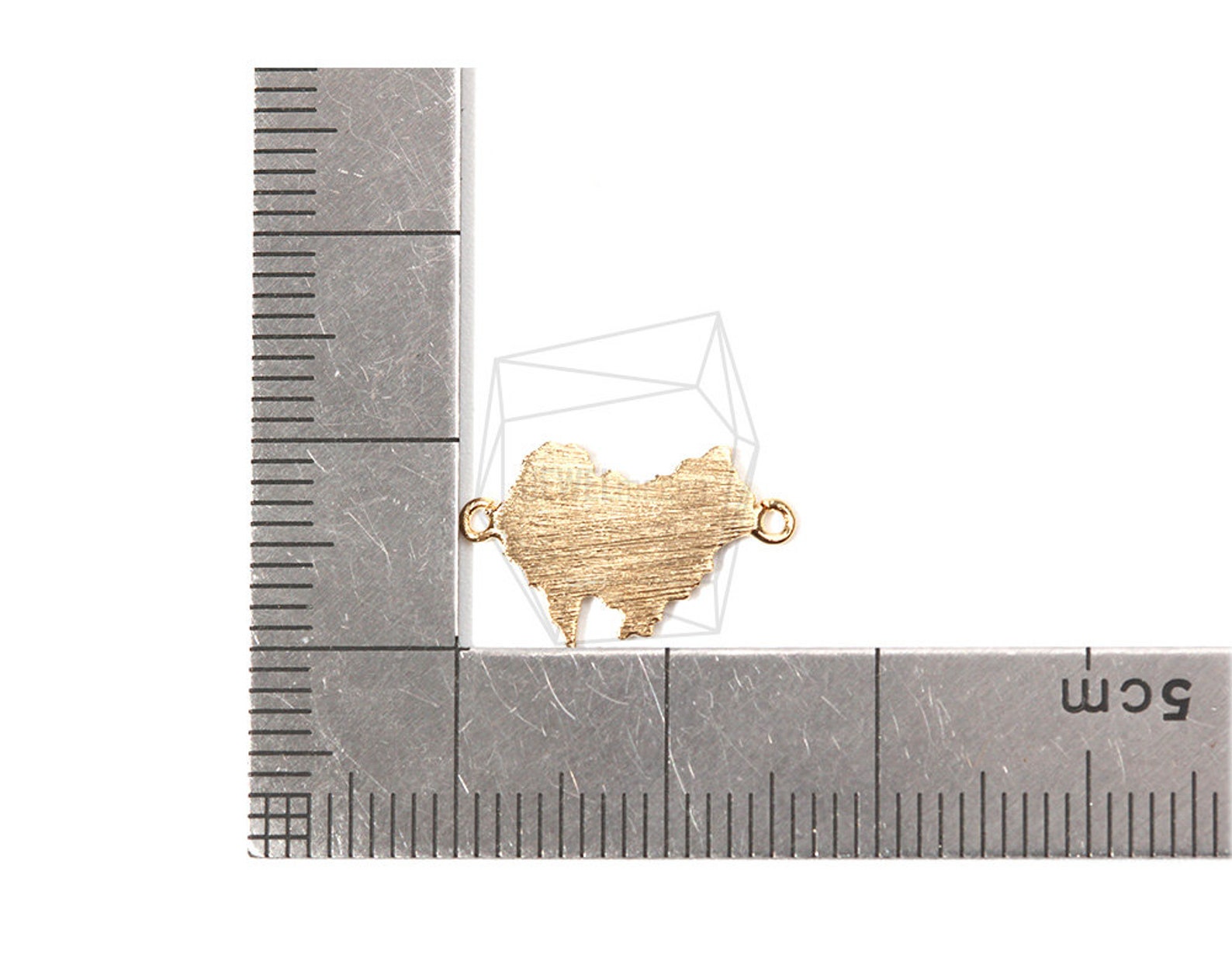 PDT-1458-MG/2PCS/USA Map Pendant/15mm X 10mm/matte Gold Plated - Etsy