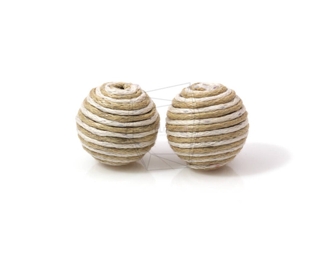 Bsc-310-g/4pcs/thread Beads/round Thread Beads/fabric Beads/15mm X 15mm ...