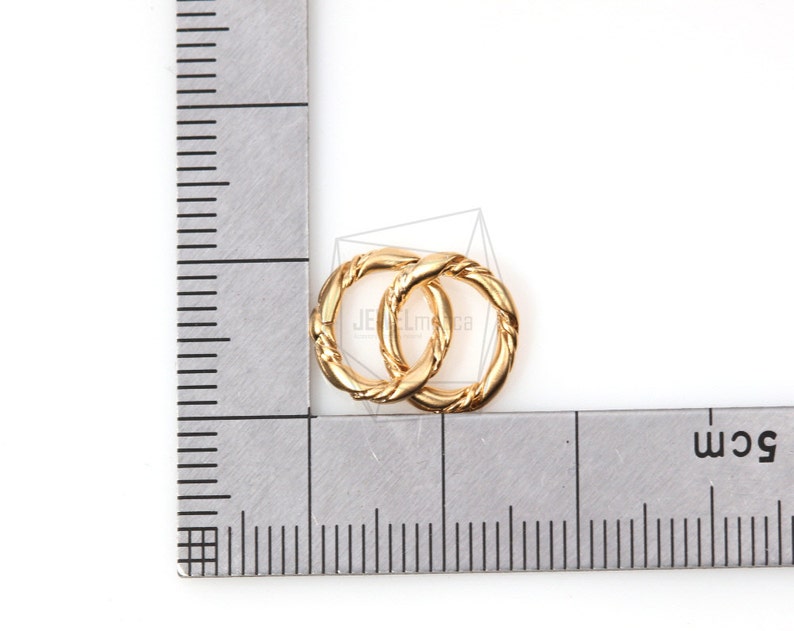 Pdt-396-mg/5pcs-double Link Circle Connector/ 10mm X - Etsy