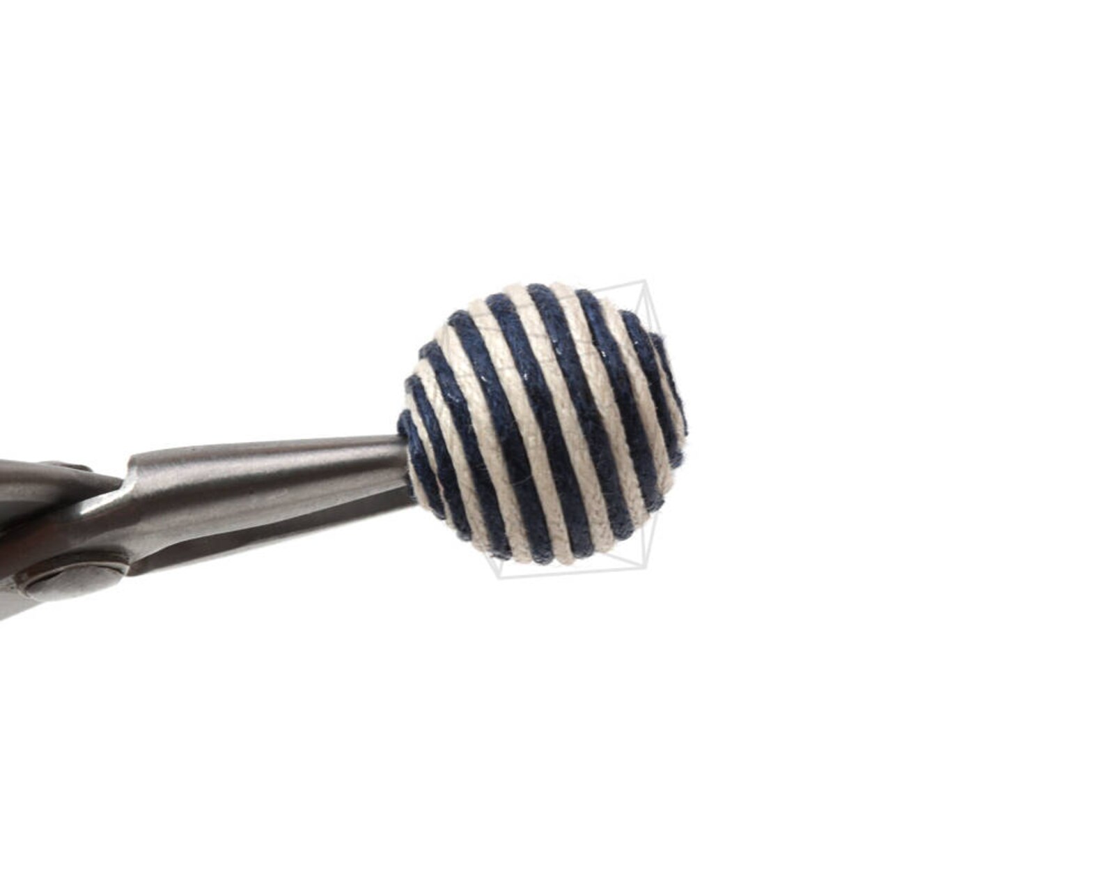 Bsc-308-g/4pcs/thread Beads/round Thread Beads/fabric - Etsy