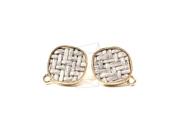 Erg-740-g/2pcs/round Edge Rhombus Rattan Post | Etsy