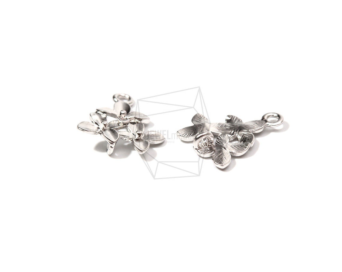 Pdt-1515-mr/2pcs/triple Flower Penadnt/15mm X 17mm/matte Gold Plated ...
