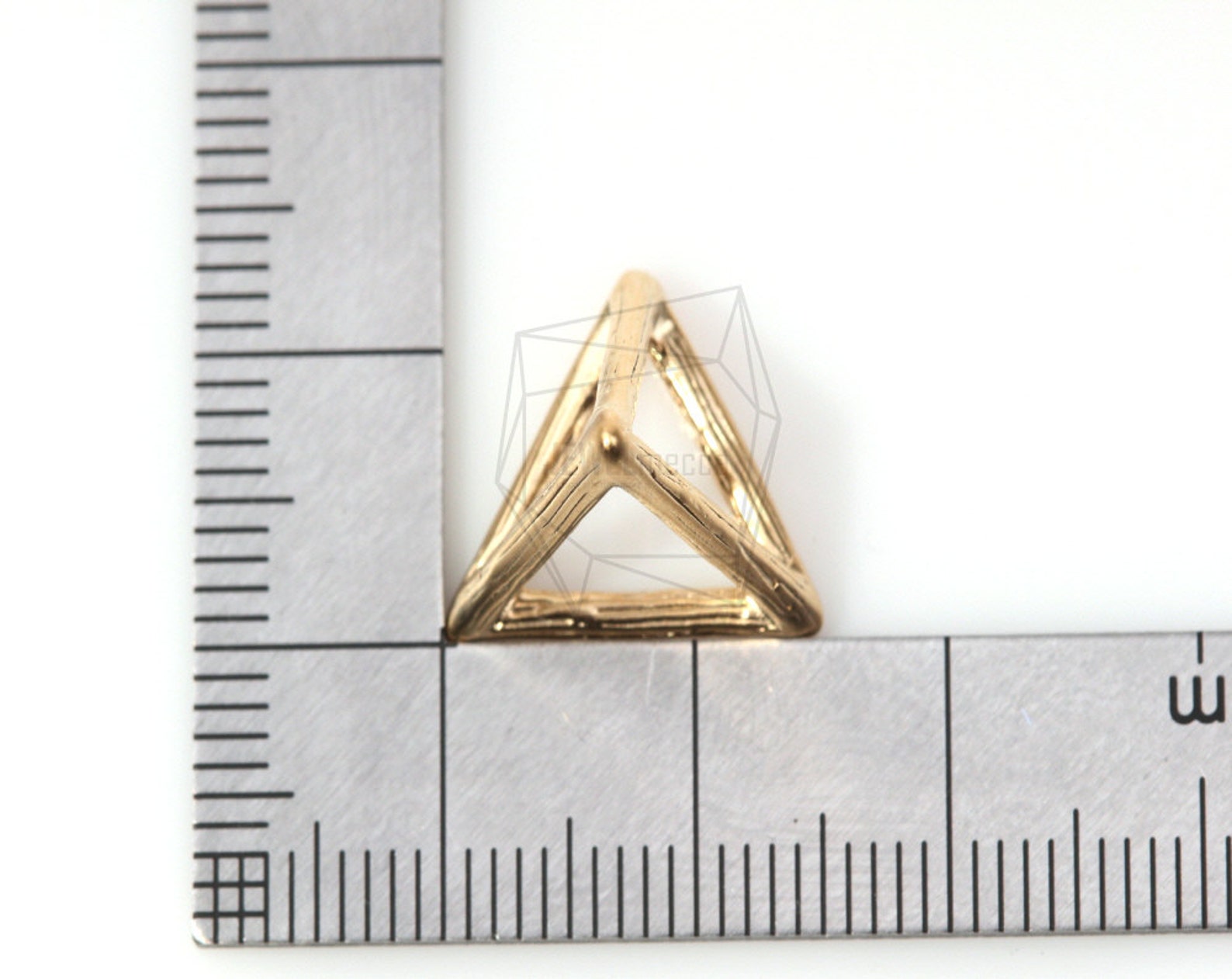 PDT-340-MG/5Pcs-3D Triangle Pyramid Pendant/ 15mm x 15mm | Etsy