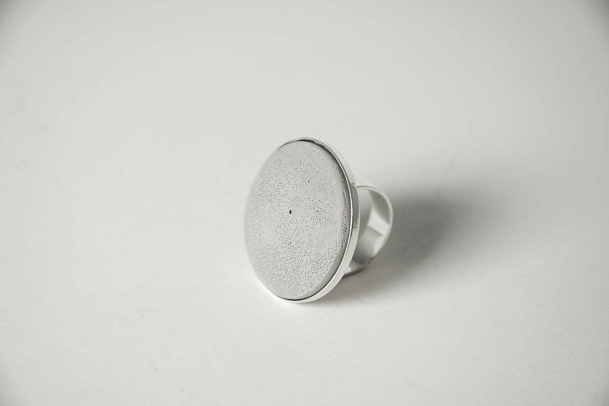 Concrete Ring Maxi Ring Cement | Etsy