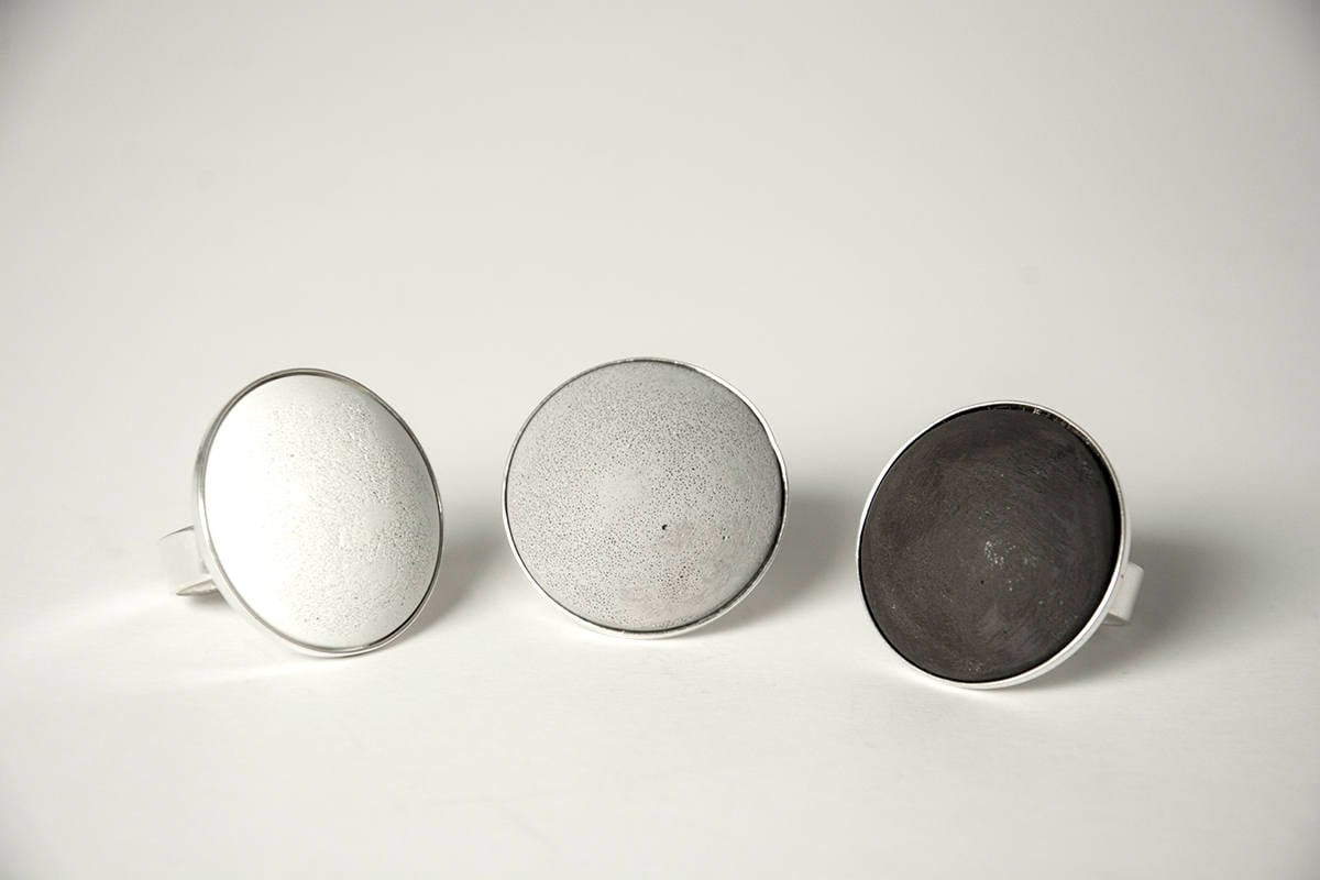 Concrete Ring Maxi Ring Cement | Etsy