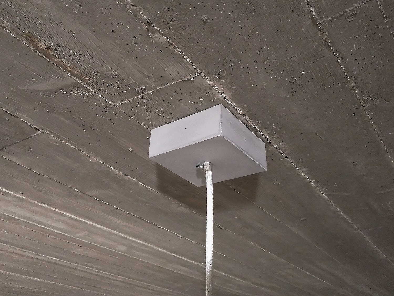 Square Concrete Ceiling Cup Concrete Ceiling Rose for | Etsy