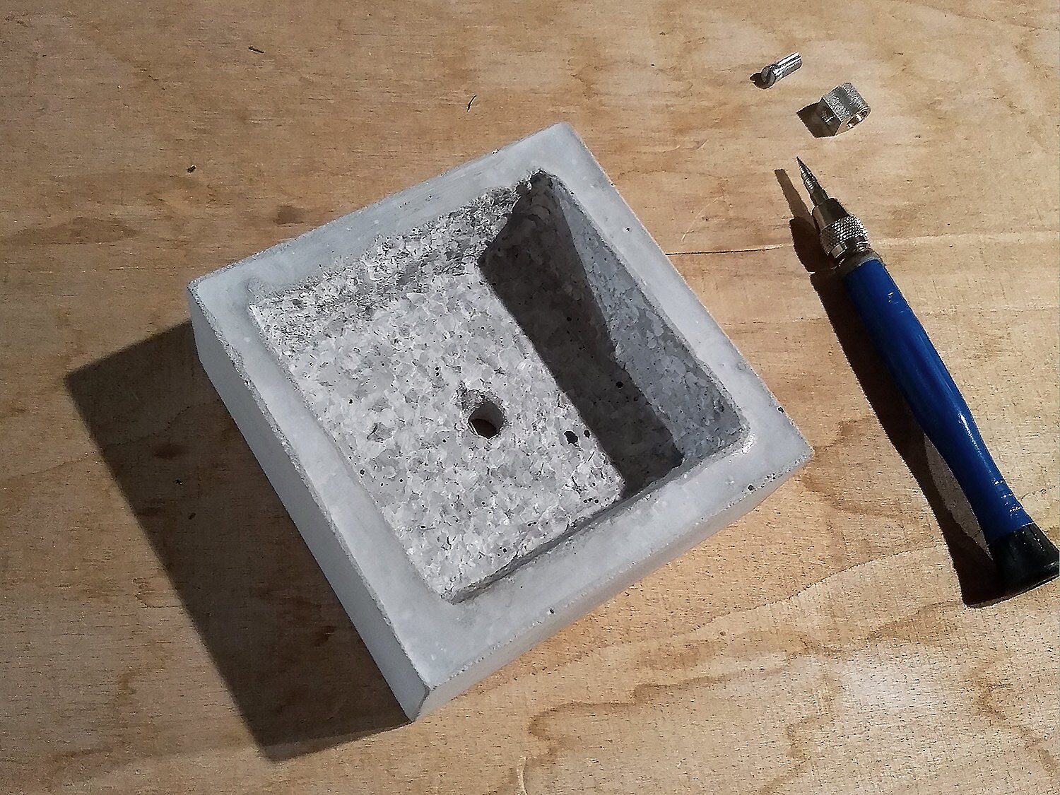 Square Concrete Ceiling Cup Concrete Ceiling Rose for - Etsy