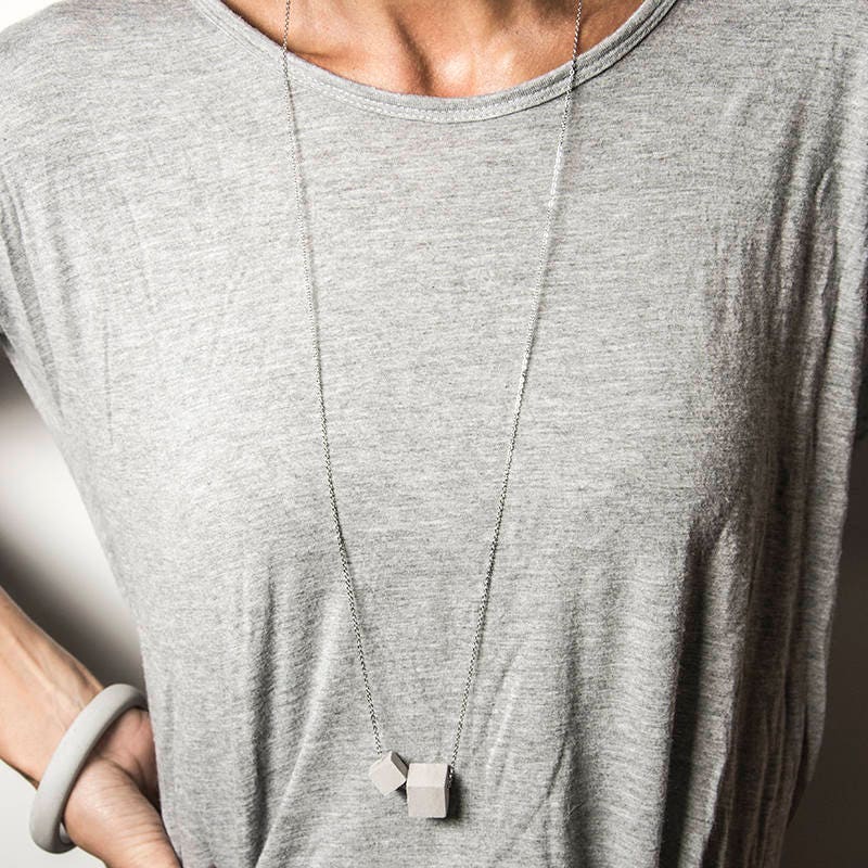 Concrete Necklace - Etsy
