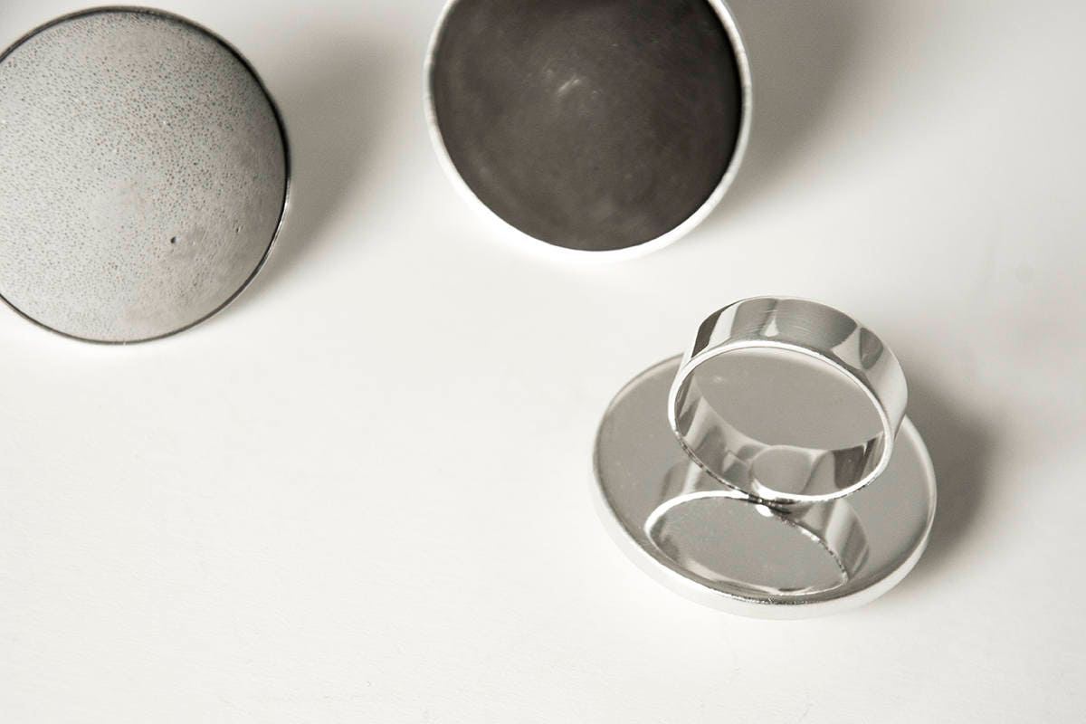 Concrete Ring Maxi Ring Cement | Etsy