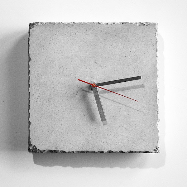 Concrete Clock - Etsy