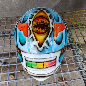 ALIEN Custom Motorcycle Helmet - Etsy