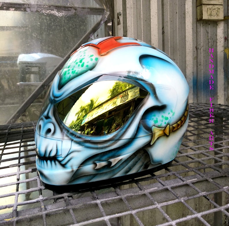 Alien Custom Motorcycle helmet | Etsy