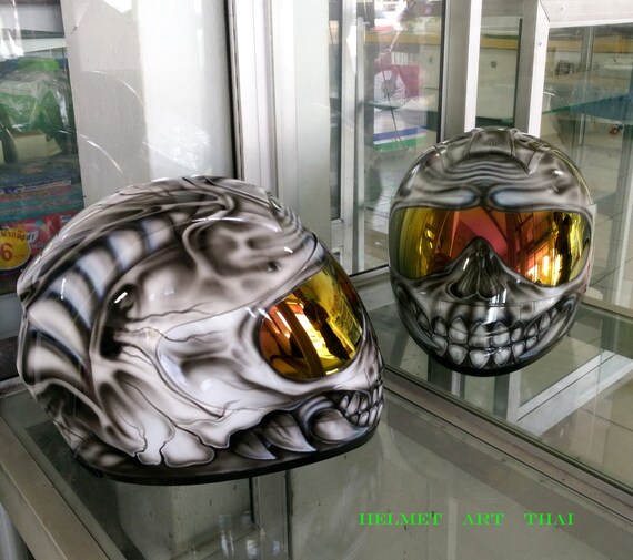 Custom Painted Full Face Motorcycle Helmets