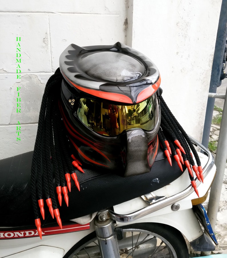 Benutzerdefinierte Predator Motorrad Helm - Etsy.de
