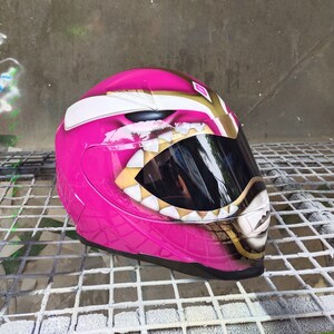 Power Ranger Custom Motorcycle Helmet - Etsy