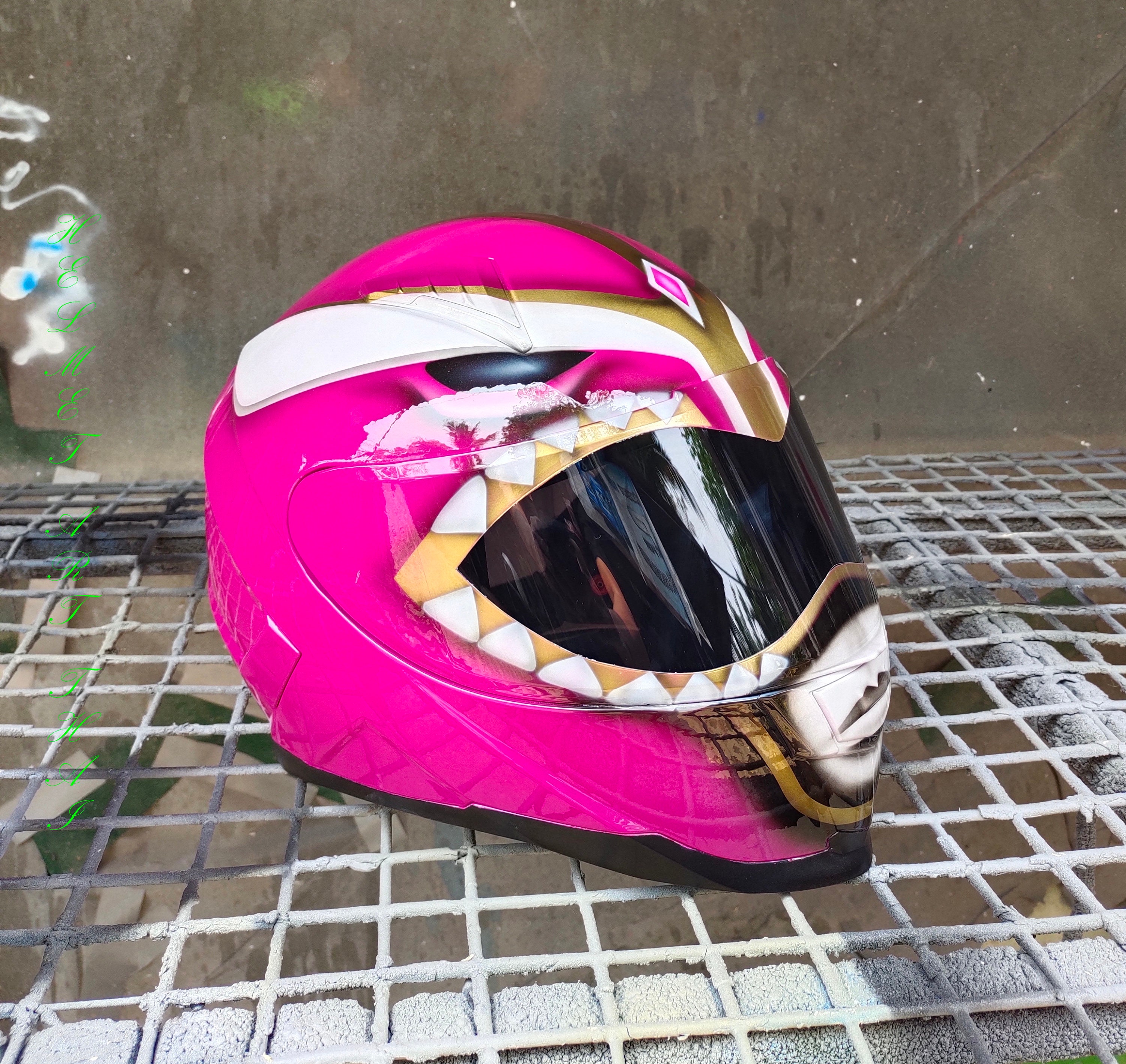 Custom Motorcycle Helmets Power Rangers
