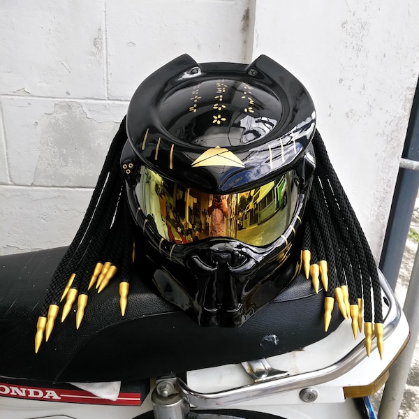 Predator Motorcycle Helmet - Etsy