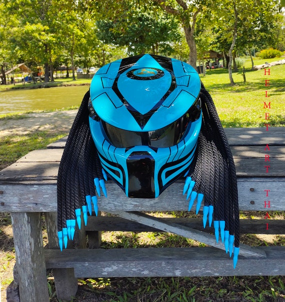 Custom Predator Motorcycle Helmet - Etsy