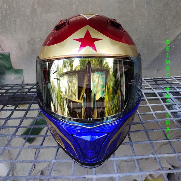 Custom Full Face Motorcycle Helmet - Etsy