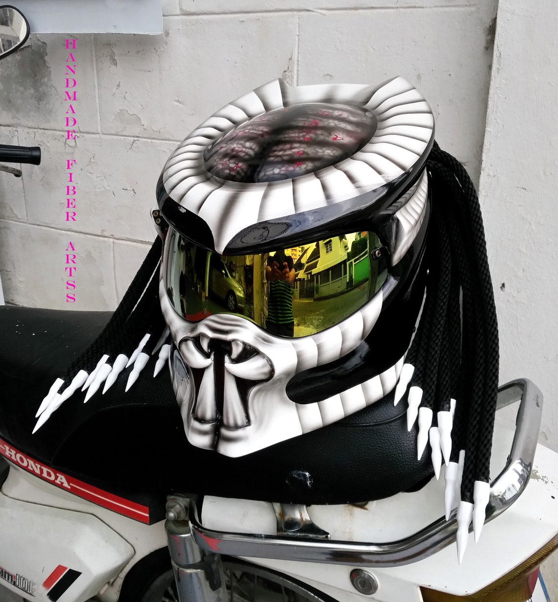 Custom Predator Motorcycle Helmet - Etsy
