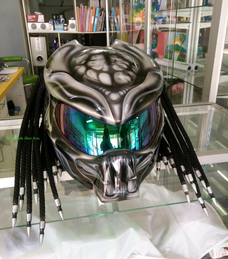 Predator Custom Motorcycle Helmet - Etsy