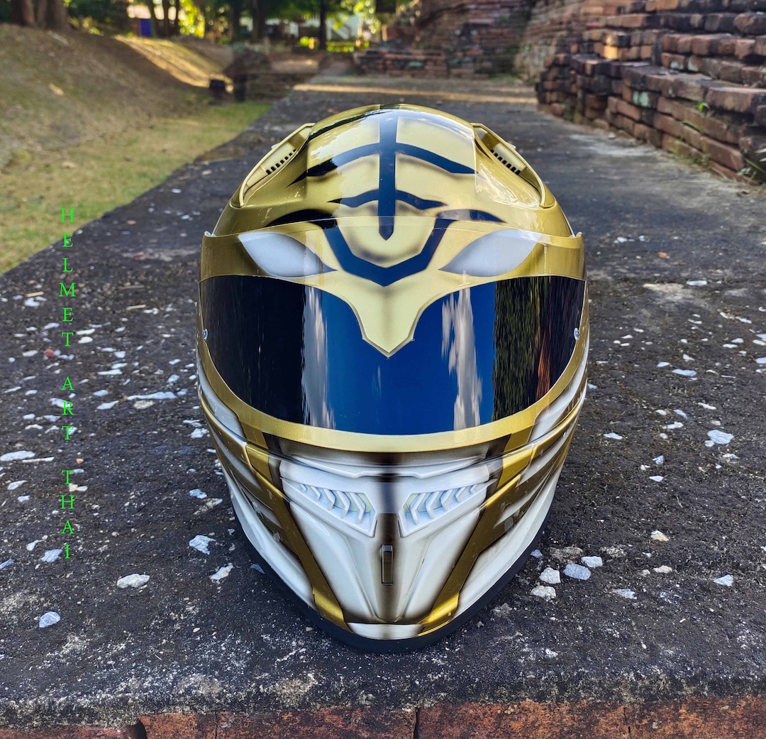 POWER RANGER Custom Motorcycle Helmet - Etsy Australia