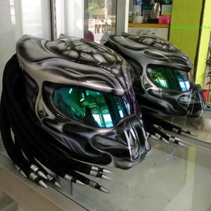 Predator Custom Motorcycle Helmet - Etsy