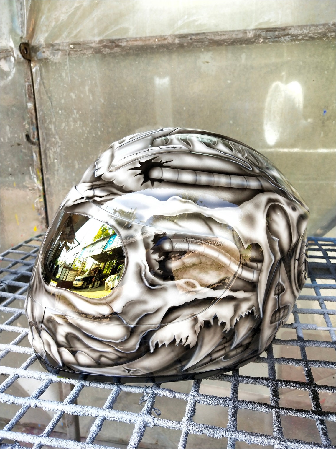 Custom Airbrushed Full Face Motorcycle Helmet | Etsy