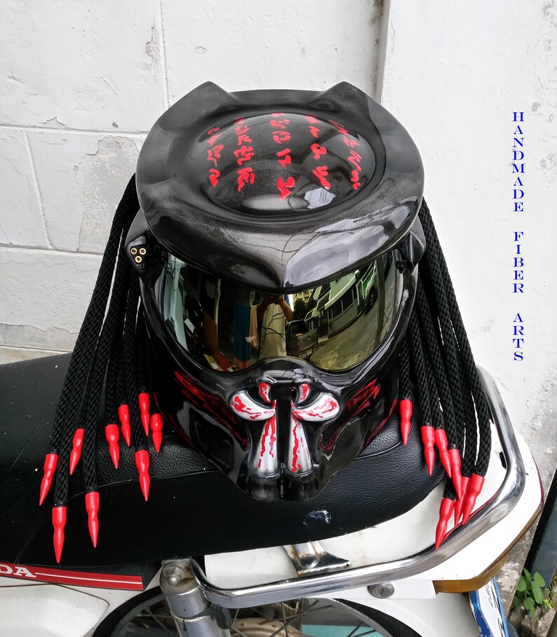 Custom Predator Motorrad Helm - Etsy.de