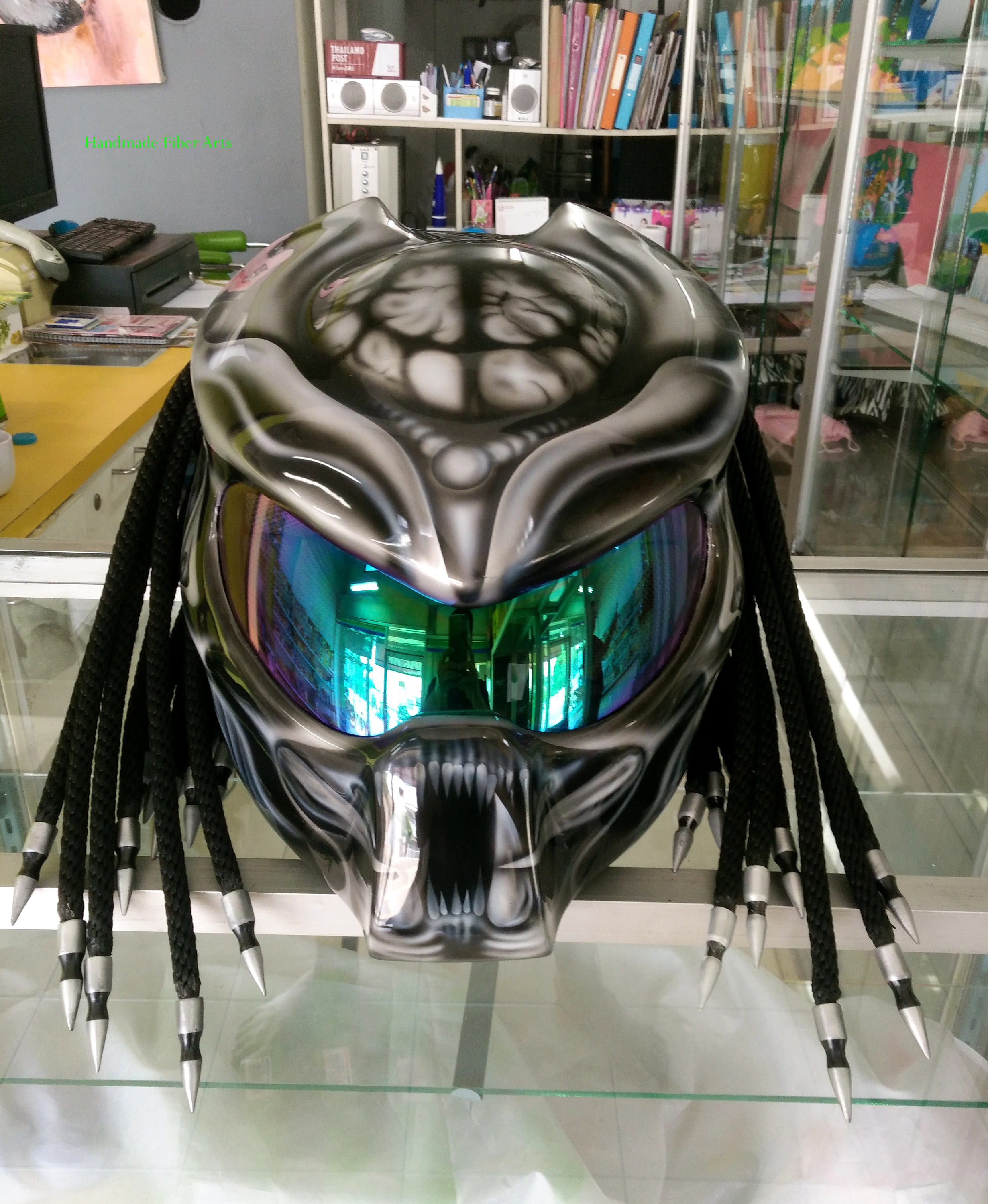 Predator Custom Motorcycle Helmet - Etsy UK