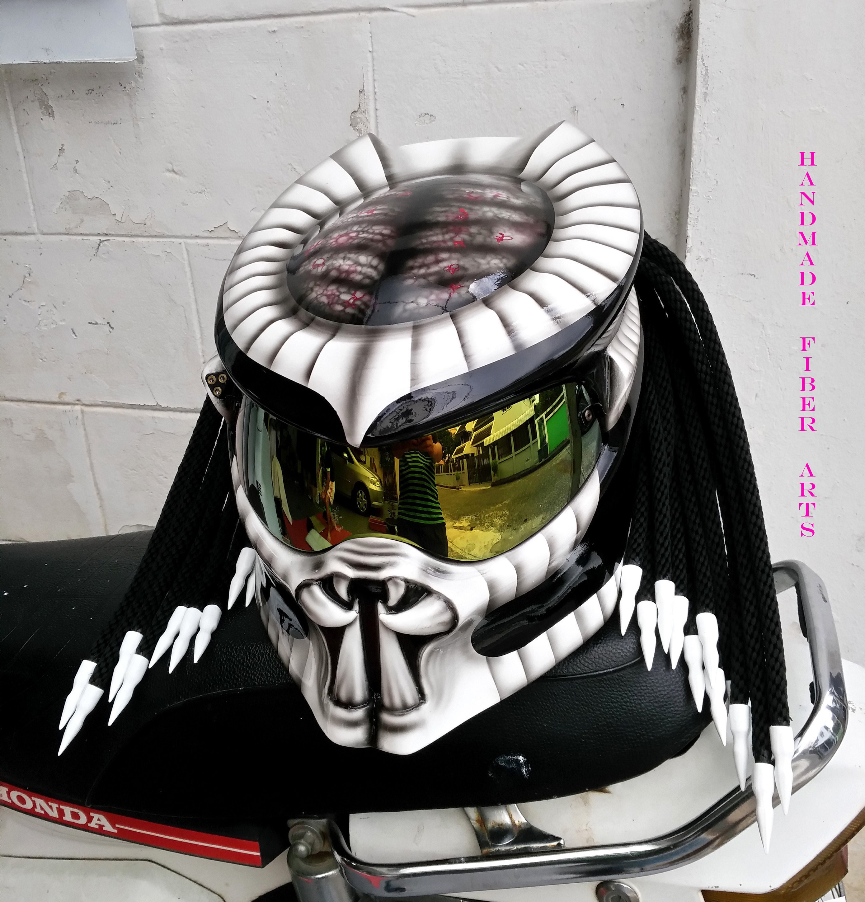 Custom Predator Motorcycle Helmet | Etsy