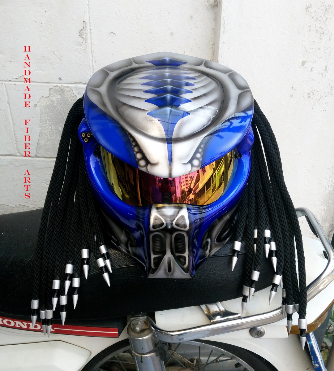 Custom Predator Motorcycle Helmet - Etsy