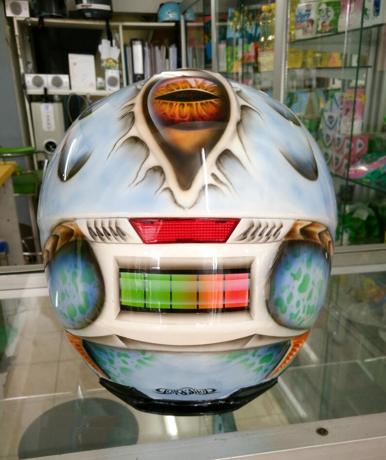 Alien Custom Motorcycle Helmet | Etsy