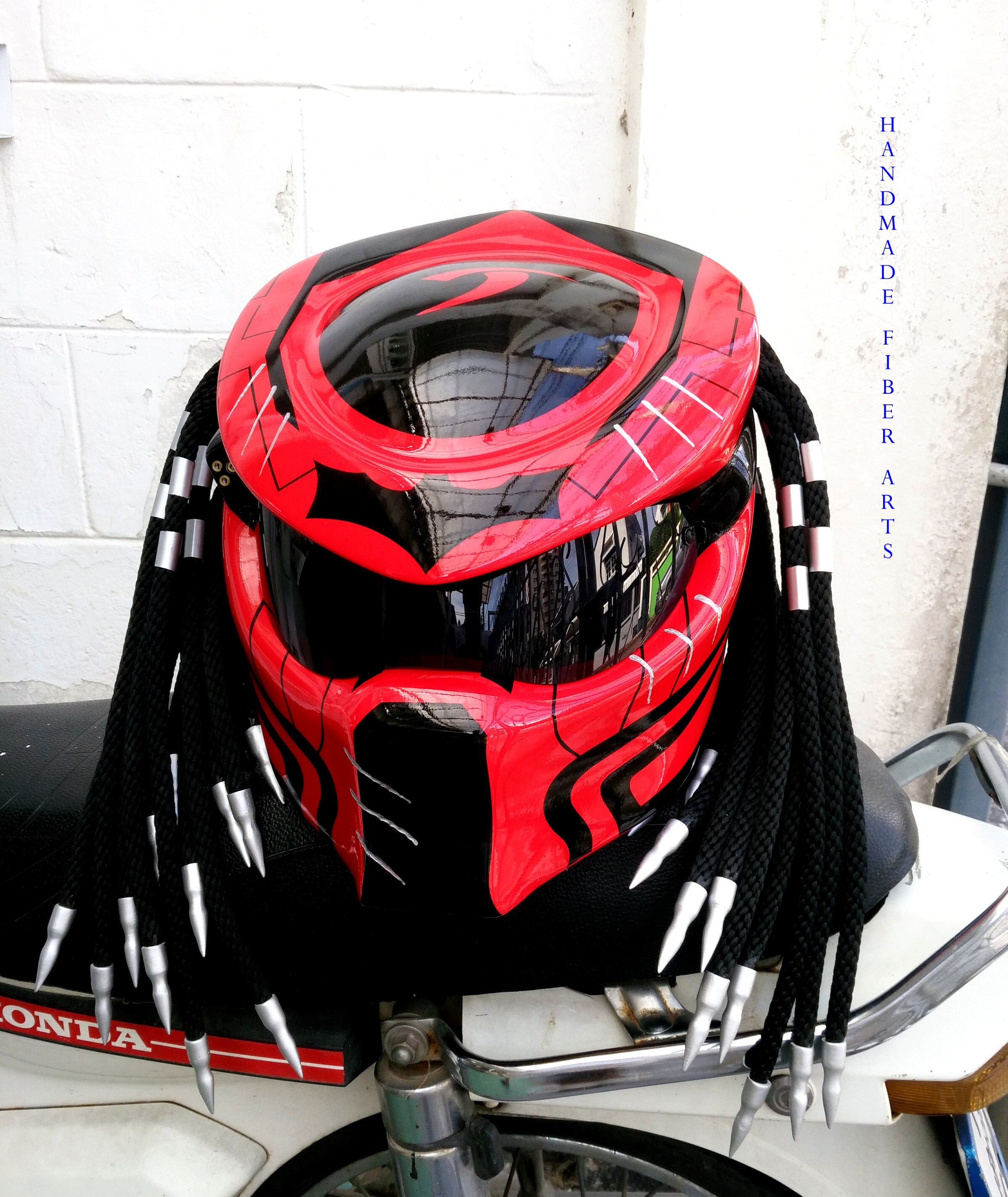 Casque de moto Predator personnalisé | Etsy