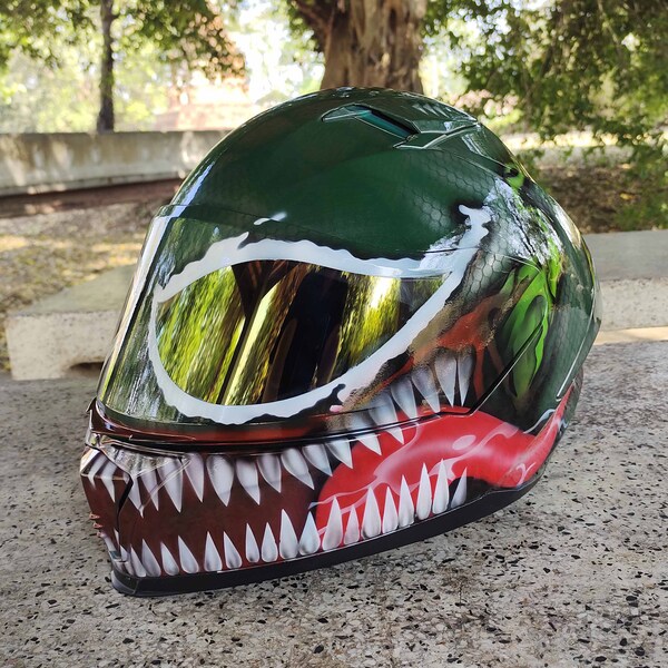 Venom Motorcycle Helmet - Etsy